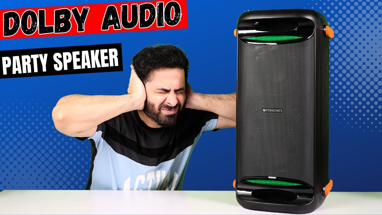 ZEBRONICS Roxor PArty speaker with dolby audio | Born creator Clips ...