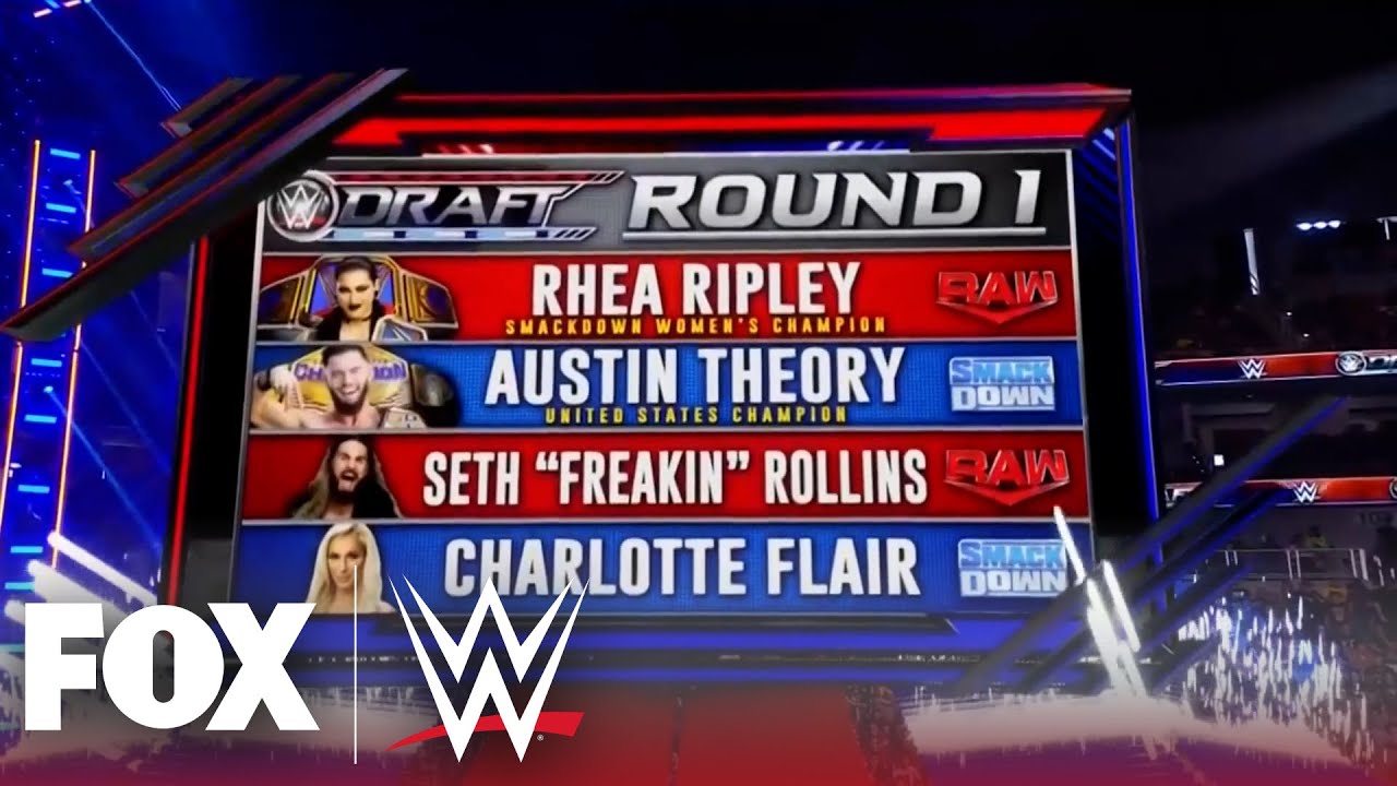 2023 WWE Draft Night 2, Round 1 | WWE on FOX - YouTube