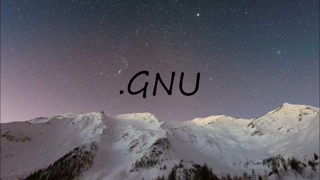 How to pronounce .GNU? - YouTube