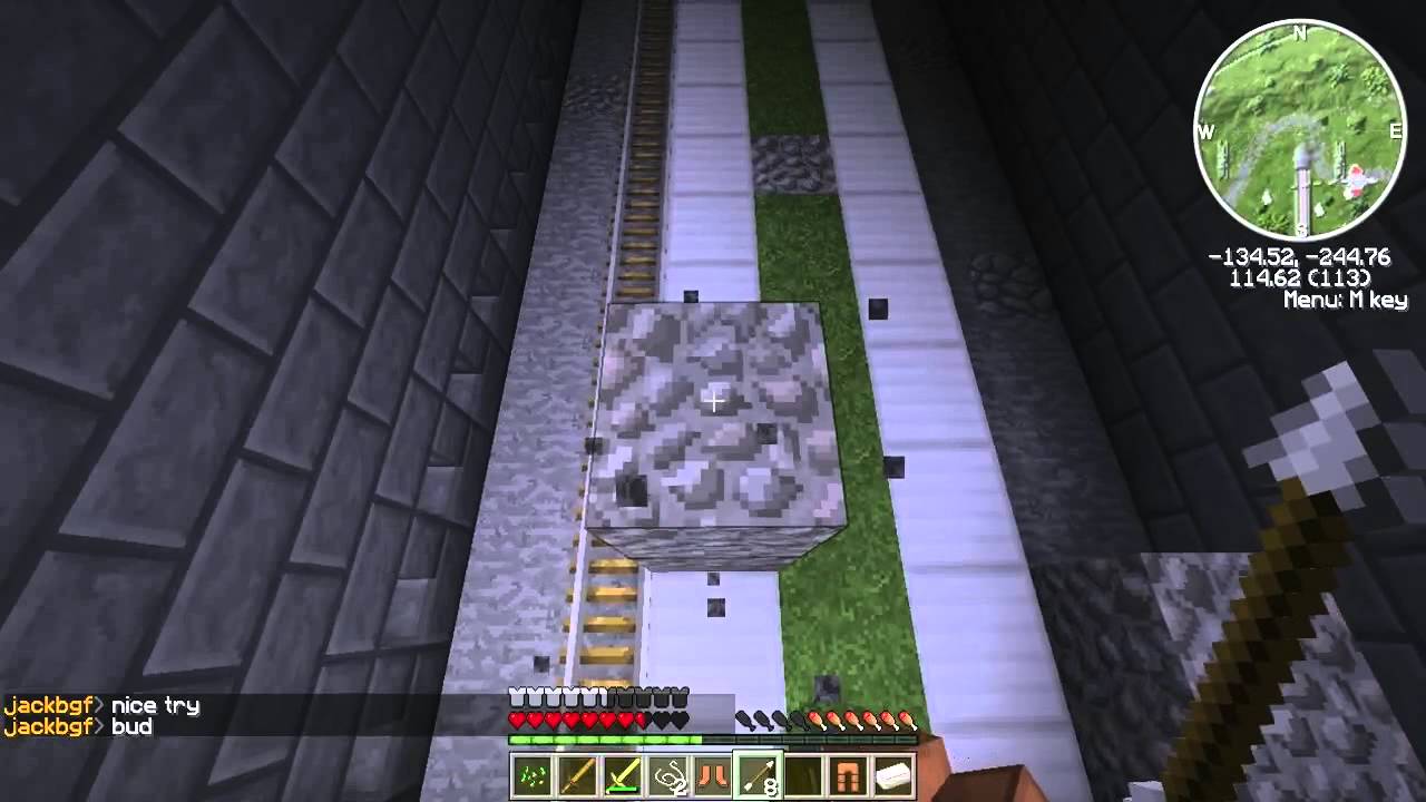 Minecraft Hunger Games - Episode #56 w/Graser & ThinkNoodles! - TRAPPED ...