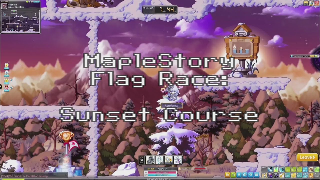 MapleStory Sunset Flag Race Guide! - YouTube