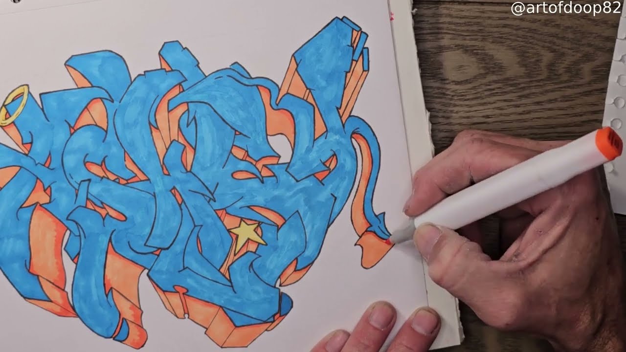 Graffiti Art (Ashley's name done) Timelapse. - YouTube