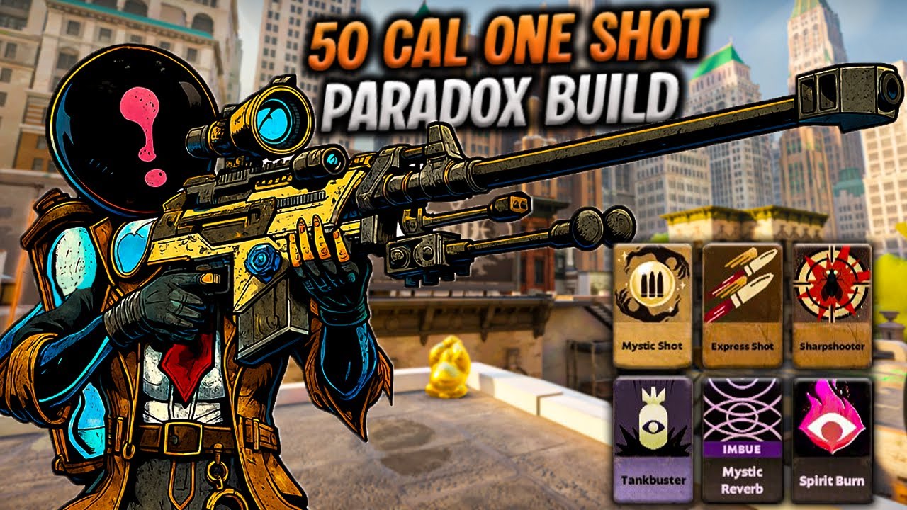 50 Cal One Shot Paradox 2000 Damage Carbine | Deadlock Build - YouTube