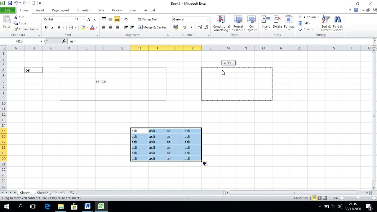Jenis pointer di Ms. excel - YouTube