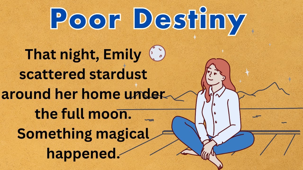 Best English Novella for Listening |Poor Destiny| Graded Reader - YouTube