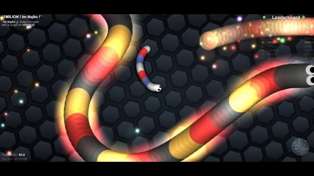 Juego del gusano, slither.io | HD - YouTube