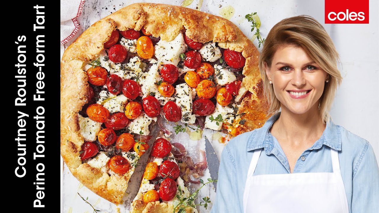 Courtney Roulston's Perino Tomato Free-form Tart - YouTube