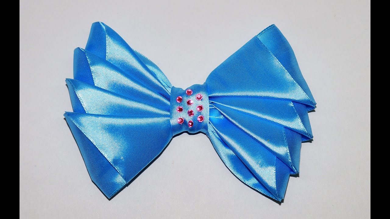 Do it yourself crafts - How to Make Simple Easy Bow/ Ribbon Hair Bow ...