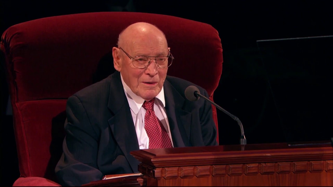 He seemed a little old (Joseph B Wirthlin) - YouTube