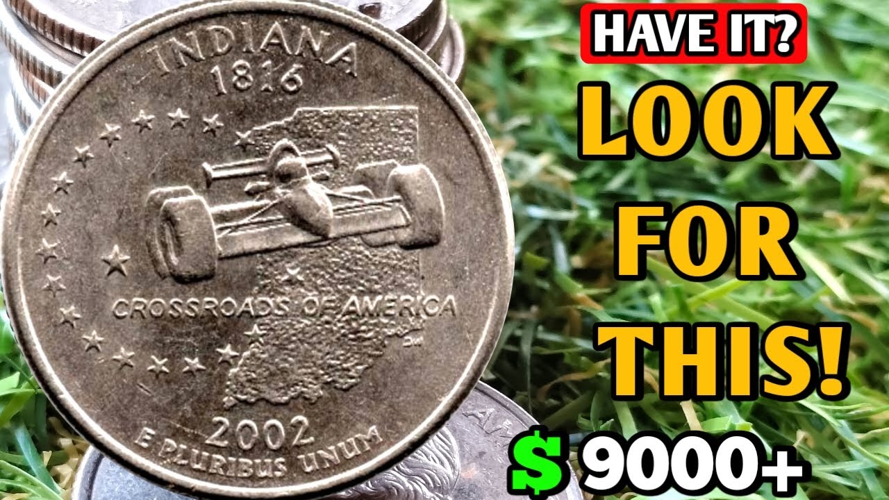 2002 Indiana Quarter Worth BIG MONEY? Rare Errors & Hidden Gems! - YouTube