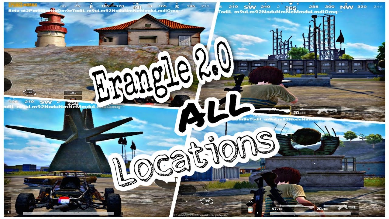 All locations of Erangle 2.0 - YouTube