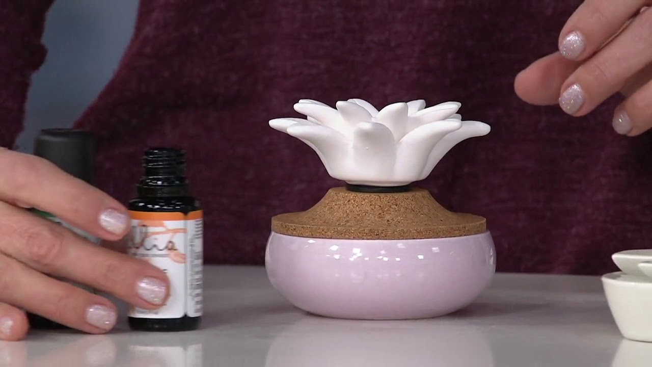 HoMedics Choice of Porcelain Aroma Diffuser on QVC - YouTube