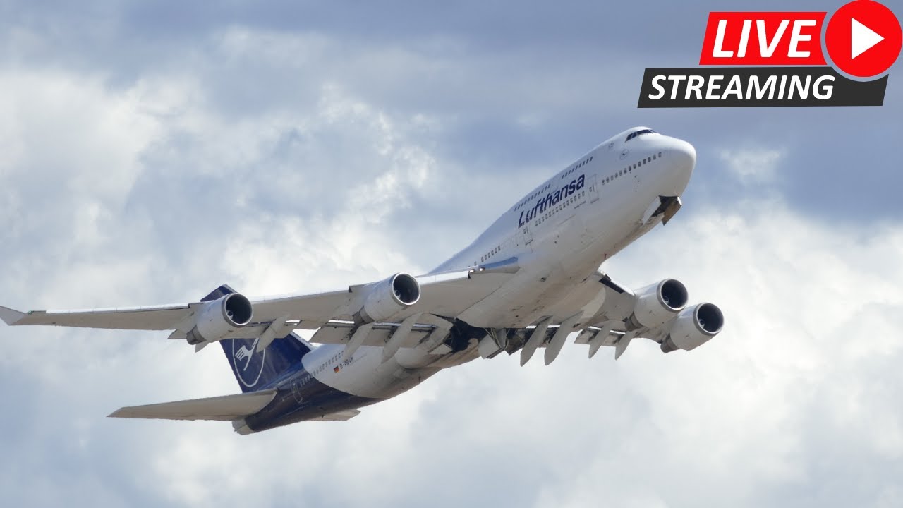 🔴Live Frankfurt Airport Planespotting ★FRA★ Rush Hour Startbahn West ...