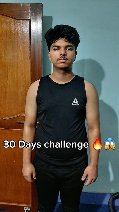 30 Days transformation Challenge of my brother 💪 🙌 #transformation #fatloss #30dayschallenge # ...