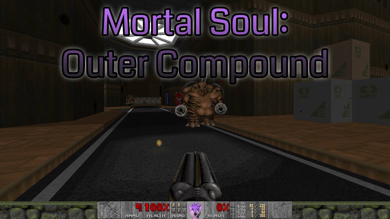 Doom WAD Playthrough - Mortal Soul: Outer Compound (Single Map) by ...