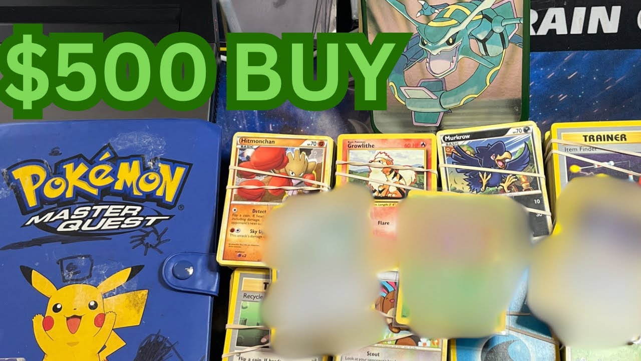 I bought a crazy Pokémon Collection for just $500 and you’ll never ...