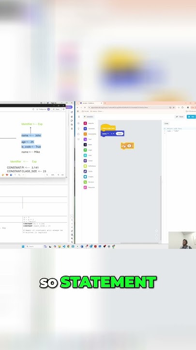 Pseudocode Understanding Variables in Programming Print a Name #aqa #gcsecomputerscience - YouTube