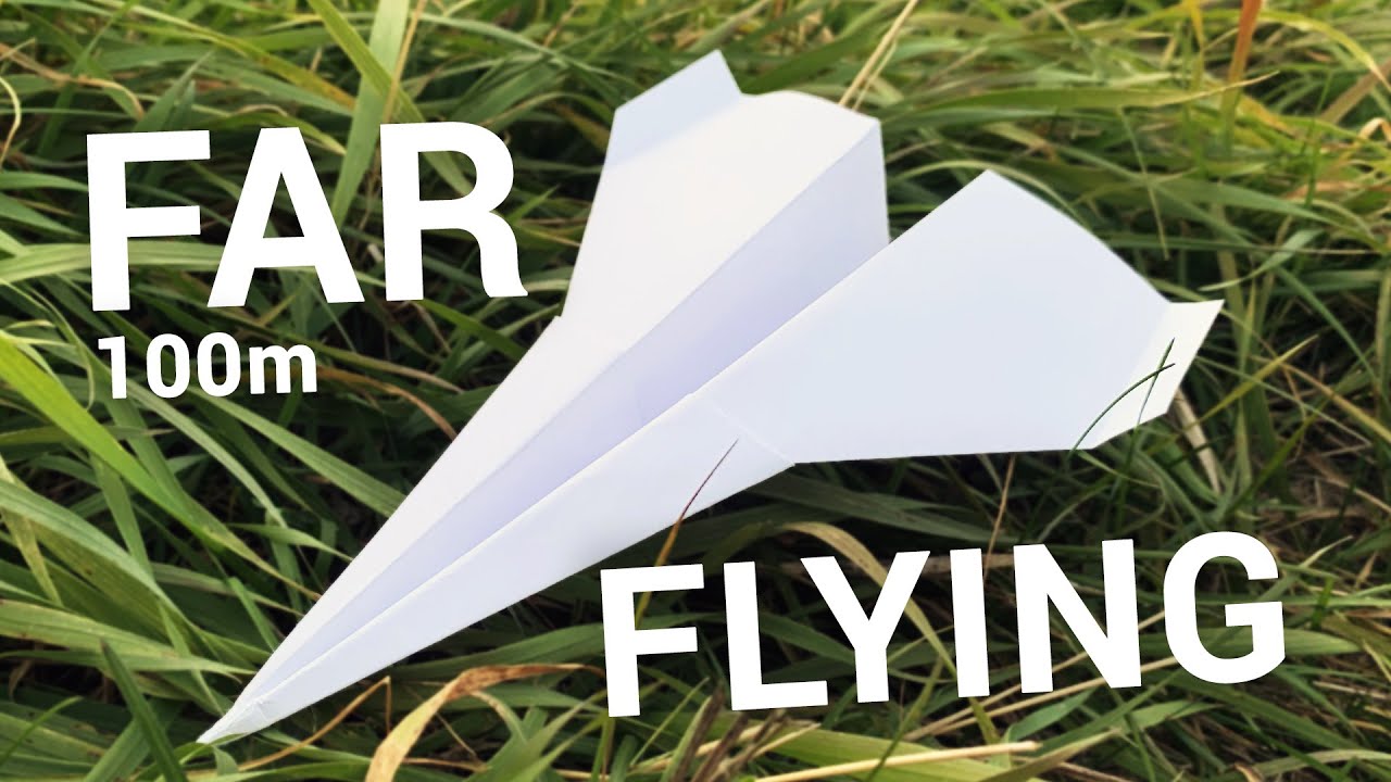 How to Make BEST Far flying Paper AIRPLANE to surprise your friends ...