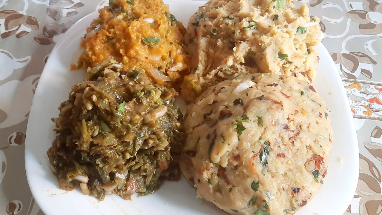 বাটাবাটি ঝামেলা ছাড়া চার পদের ভর্তা||Bangladeshi Bhorta recipe||ভর্তা ...