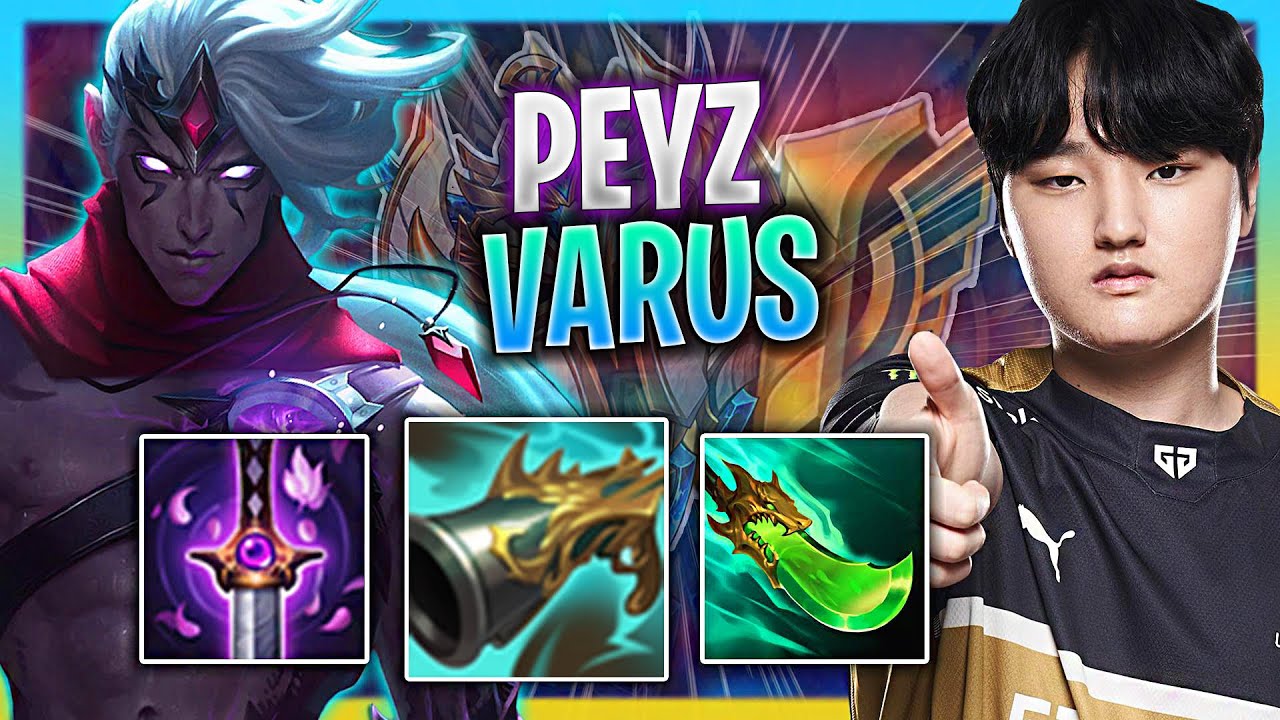 PEYZ IS SO STRONG WITH VARUS! | Gen Peyz Plays Varus ADC vs Caitlyn ...