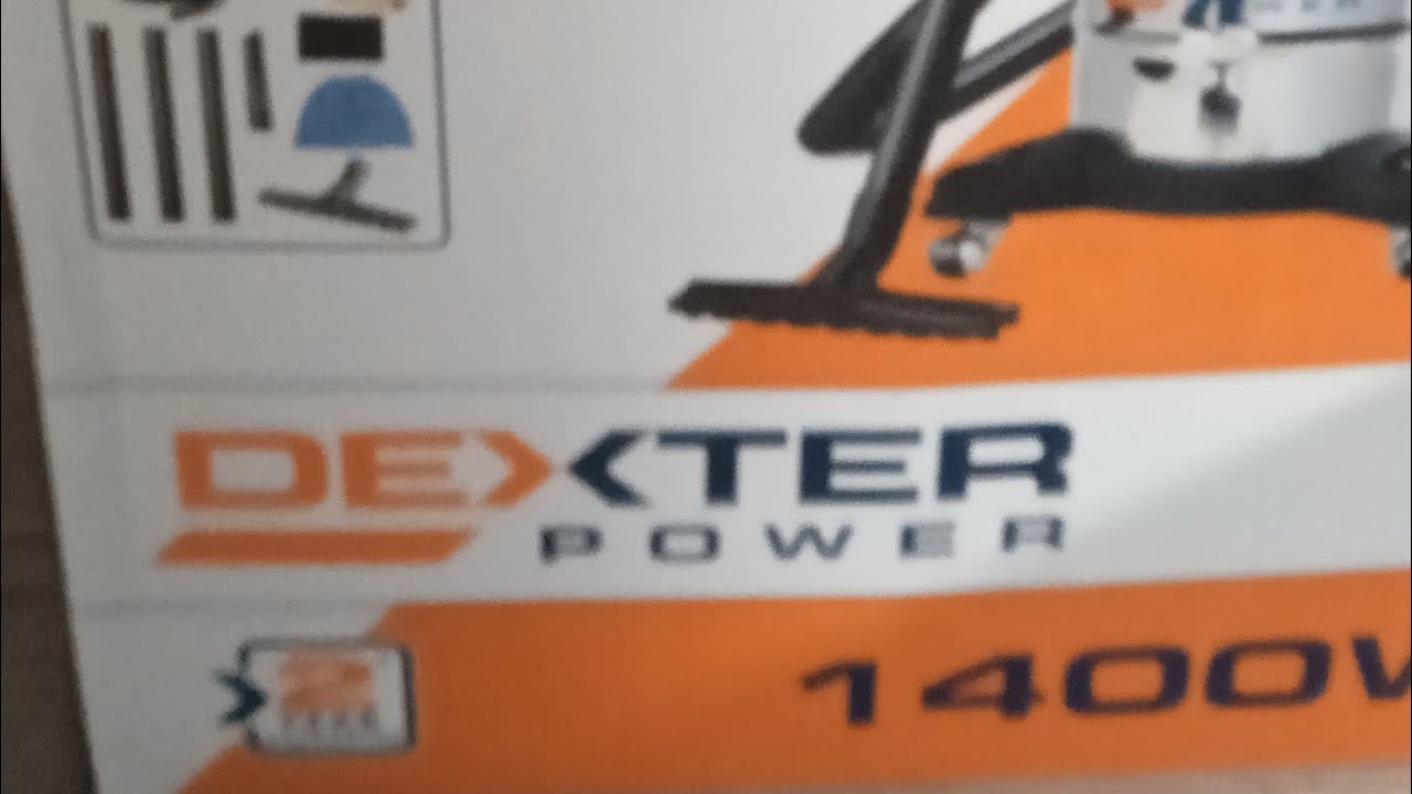 Строительный пылесос DEXTER POWER 1400 W. Распаковка, сборка, обзор ...