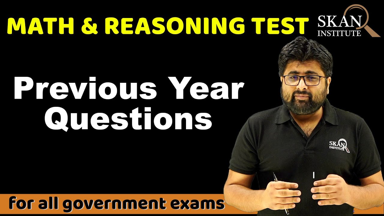 Maths and reasoning Previous Year Questions - YouTube