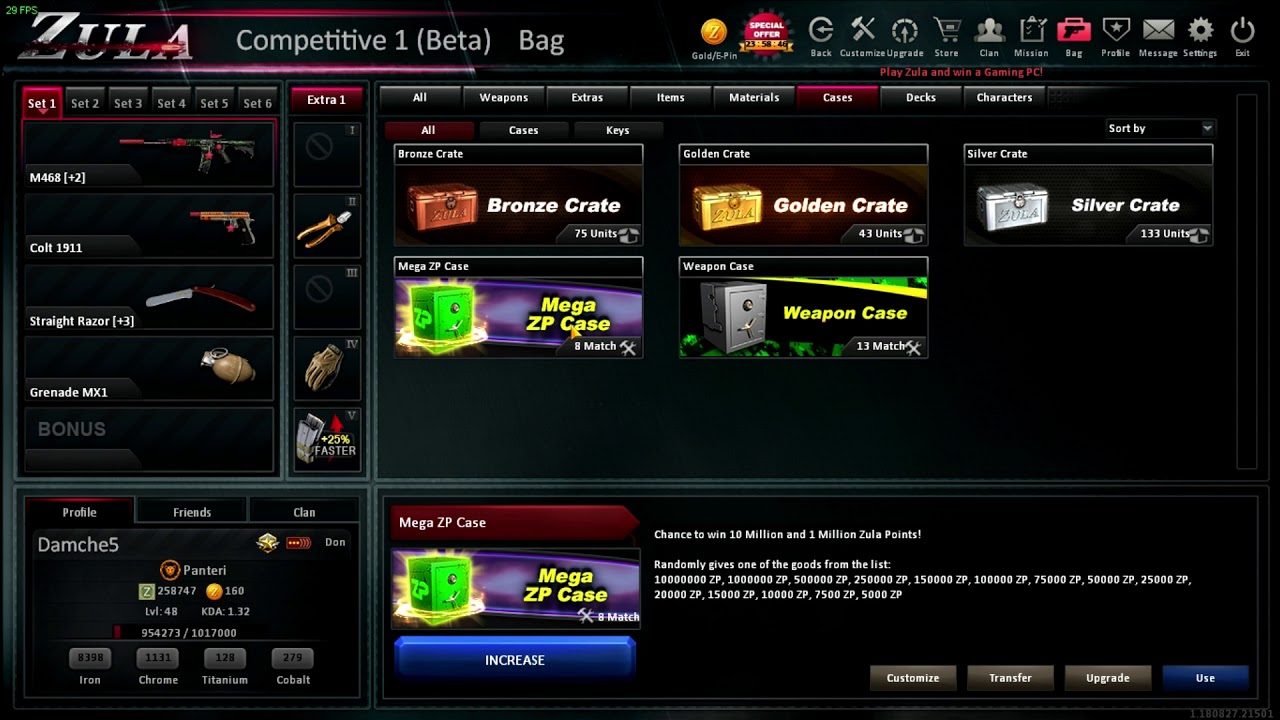 Opening "Mega ZP cases" - Zula Europe - YouTube