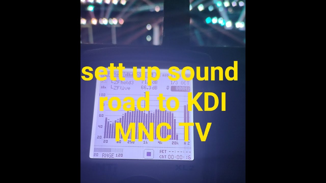 sett up sound system road to KDI MNC TV part 1 - YouTube