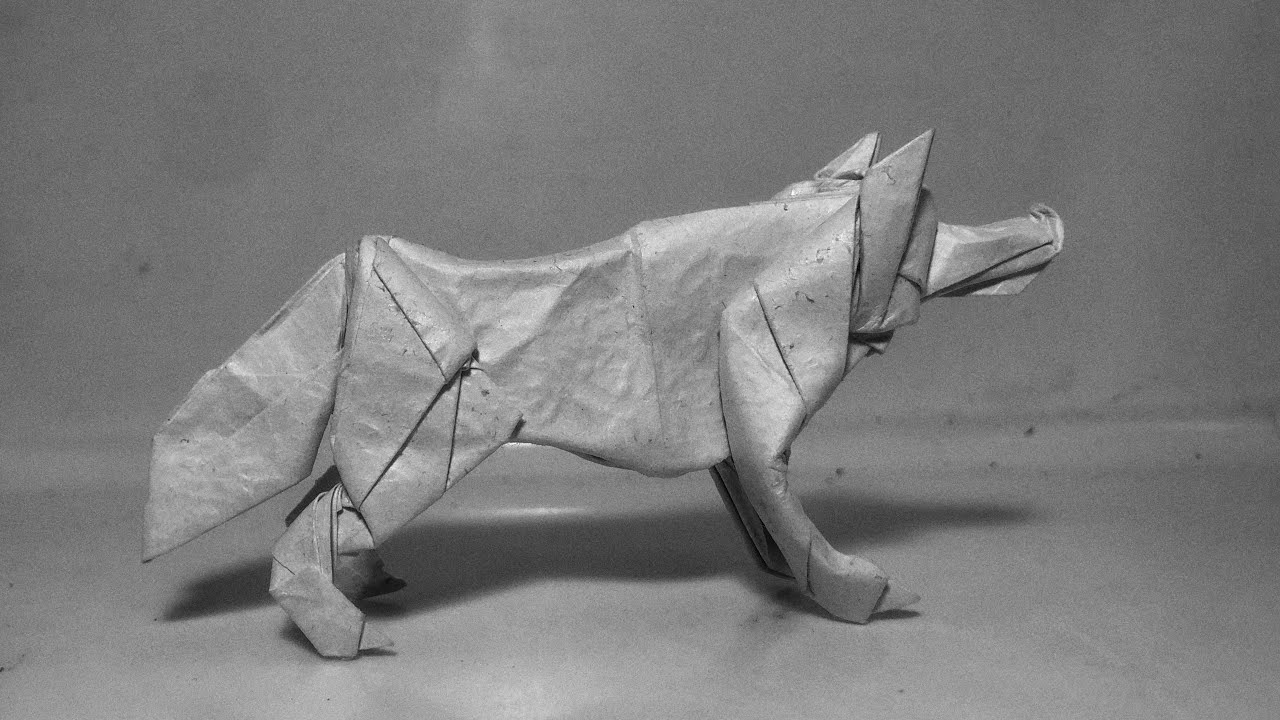 Wolf Gray - Origami Tutorial - YouTube