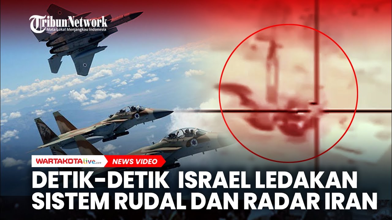 Detik-detik Militer Israel Ledakan Sistem Rudal dan Radar Iran - YouTube