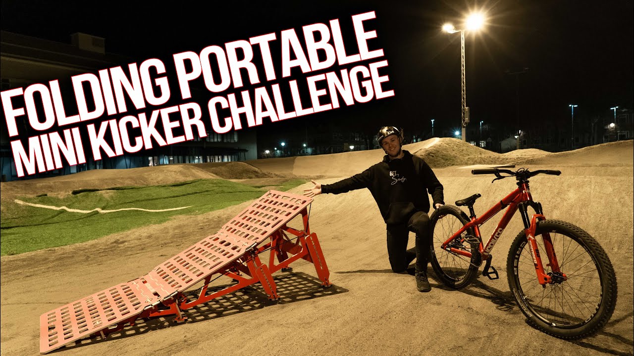 SEND SESSION ON MY NEW PORTABLE MINI KICKER!! *FOLDABLE RAMP* - YouTube