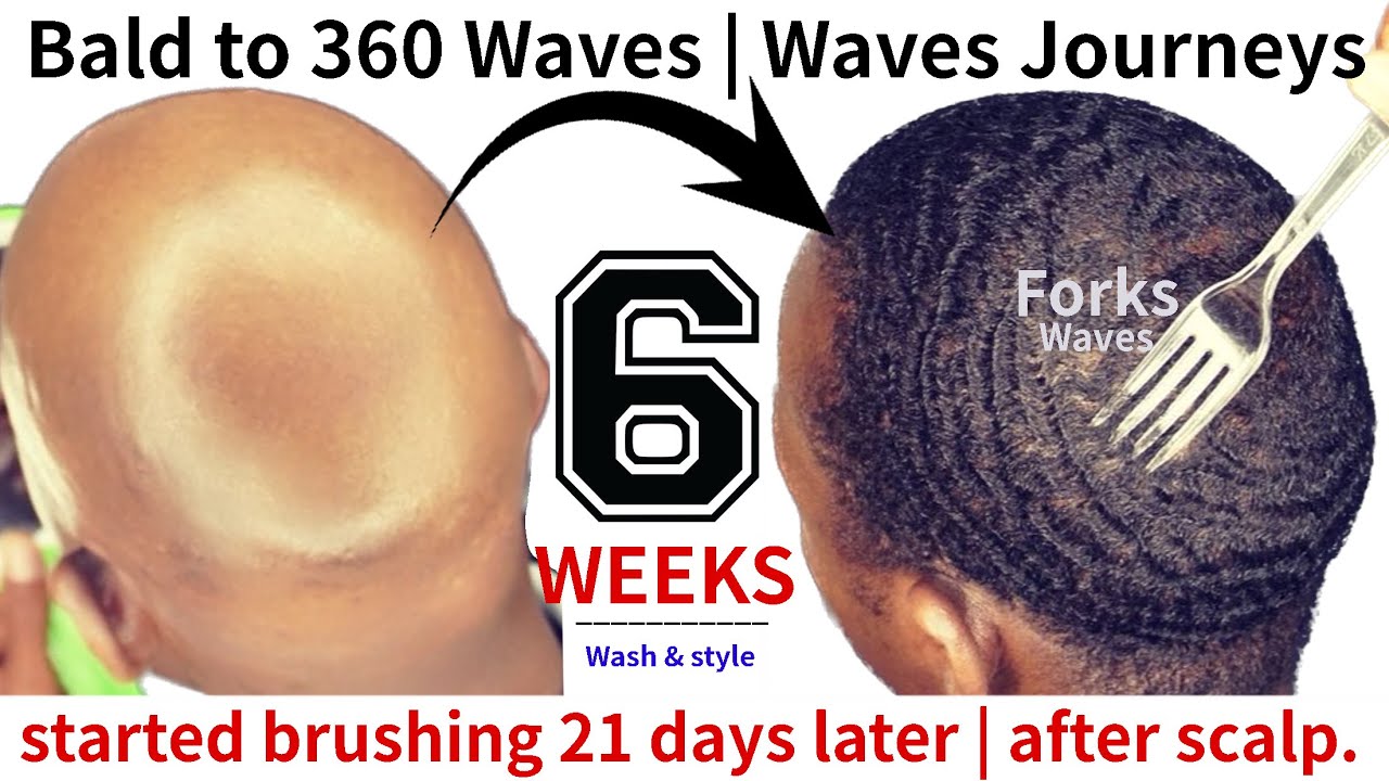 Wash And Style Daily for 3 Weeks Day 21 | Bald To 360Waves | How To Get ...
