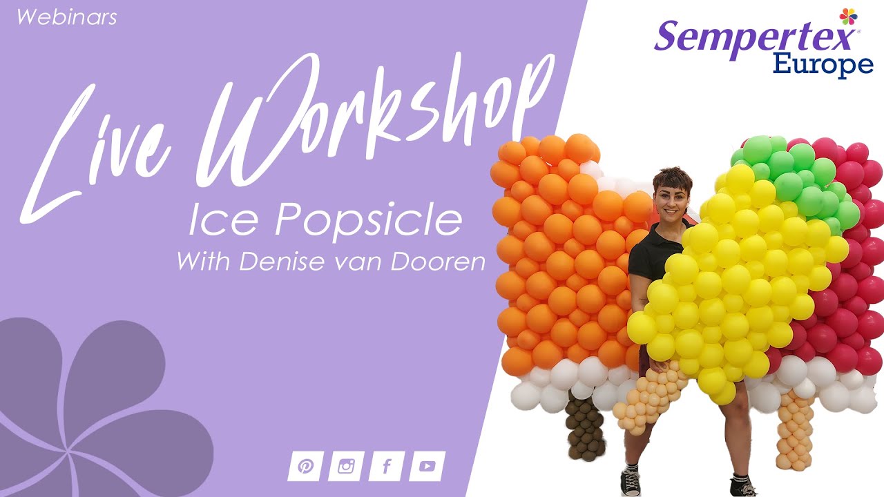 Balloon Ice Popsicle | Balloon Tutorial | Live - YouTube