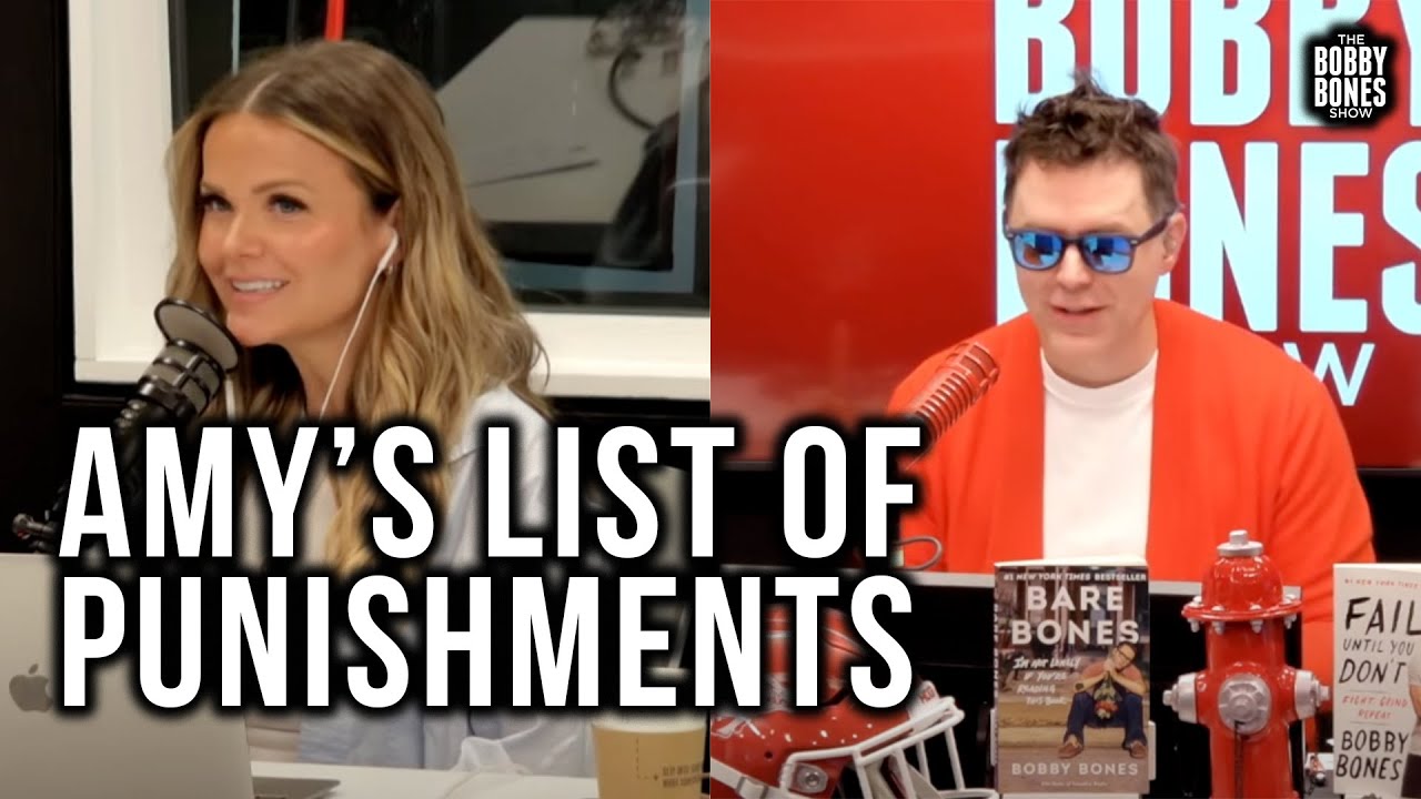 List of Punishments Going on the Wheel After Amy Spoiled TV Show - YouTube