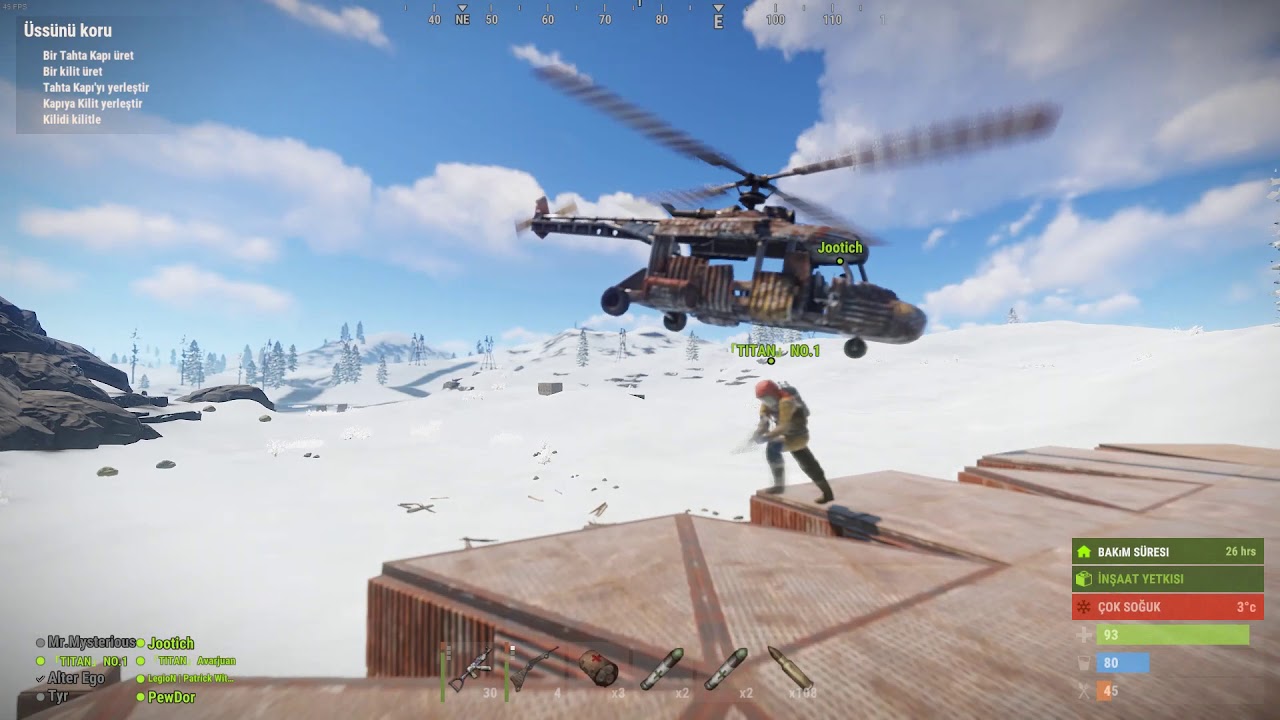 SCRAP HELI SORUNU RUST #1 - YouTube