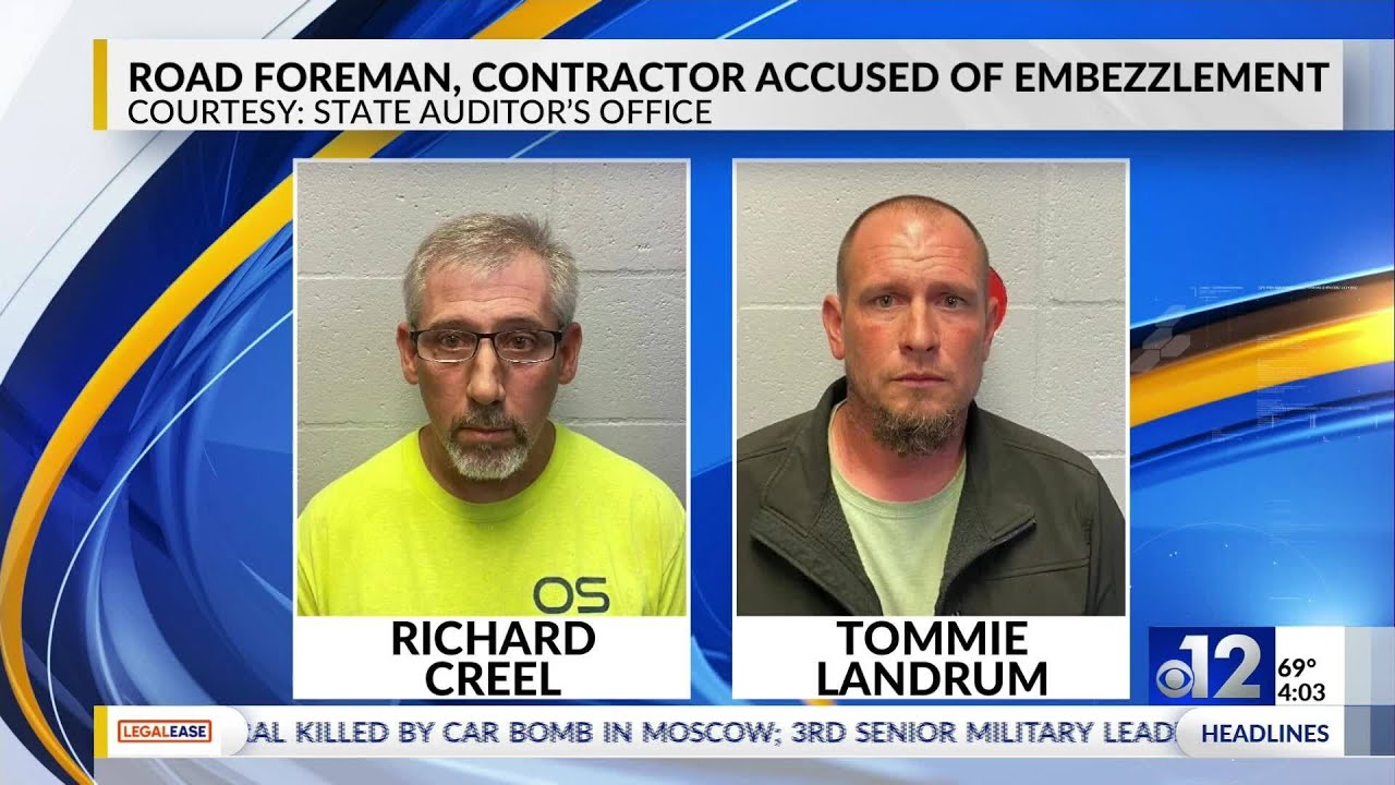 Jones County road foreman, contractor accused of embezzlement - YouTube