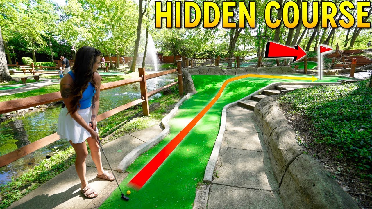 We Found a Mini Golf Course Hidden in the Woods - YouTube