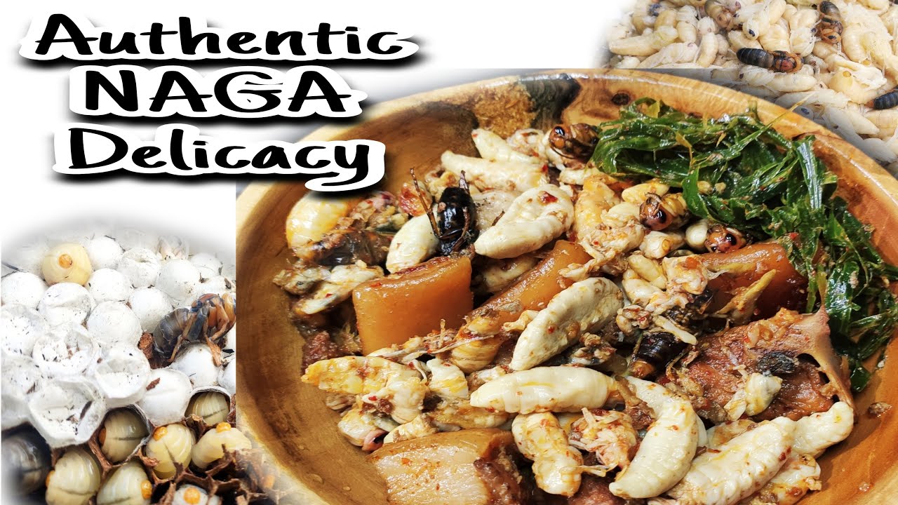 Cooking Giant Hornet Larvae with pork|Traditional Naga cooking method ...