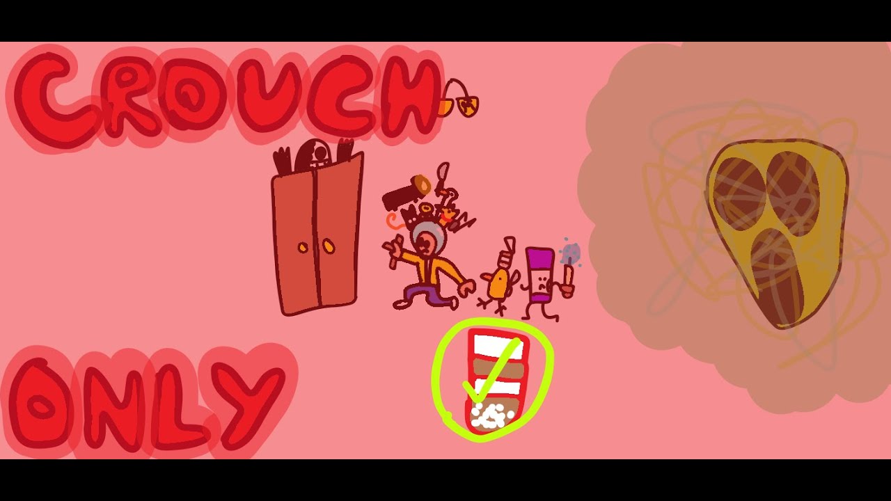 I BEAT DOORS CROUCH-ONLY CHALLENGE! - YouTube