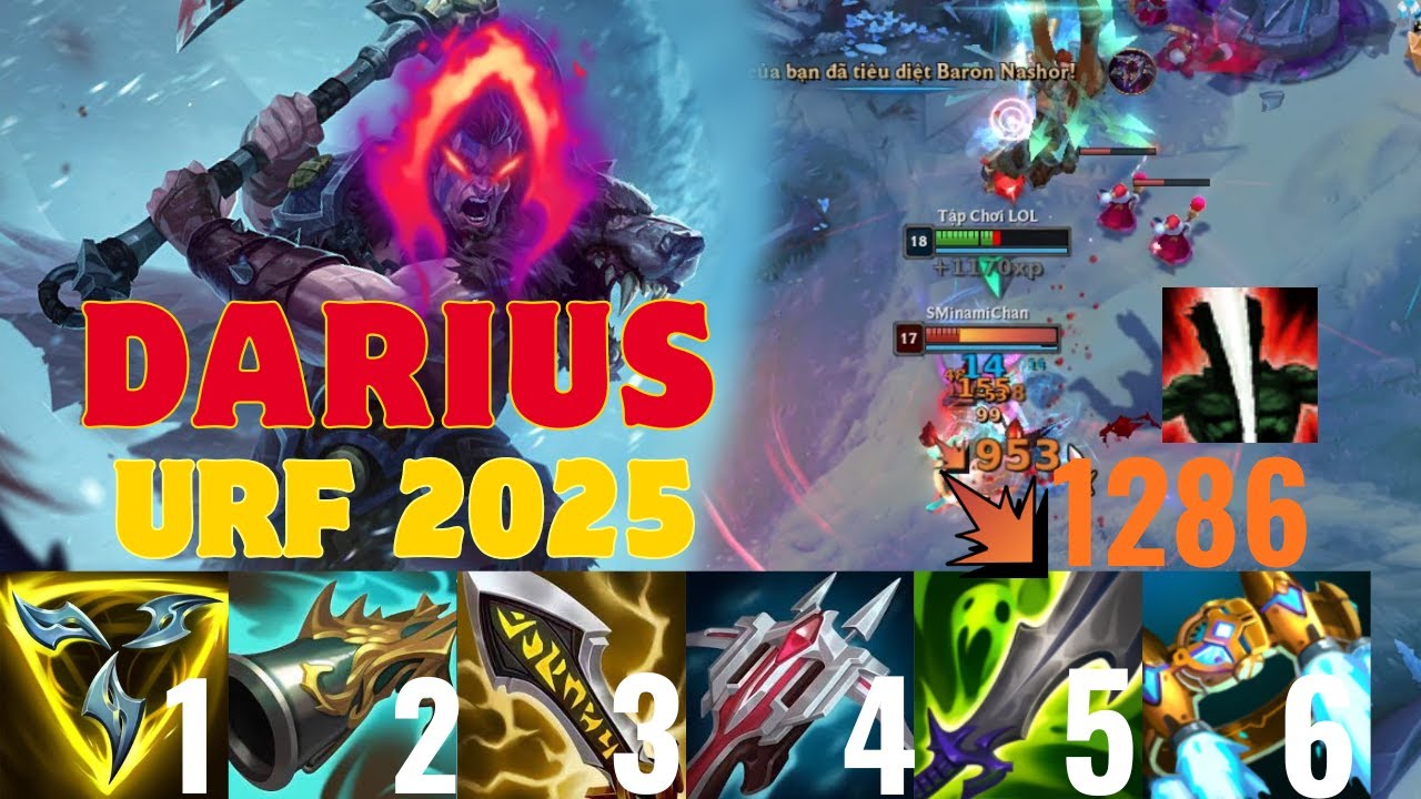 🔥 Darius URF 2025 – Cơn ác mộng của mọi kèo đấu trong chế độ URF Liên ...