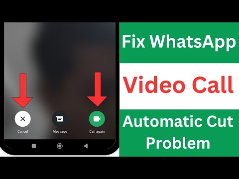 WhatsApp Video Call Automatic Cut Problem | WhatsApp Call Declined automatically