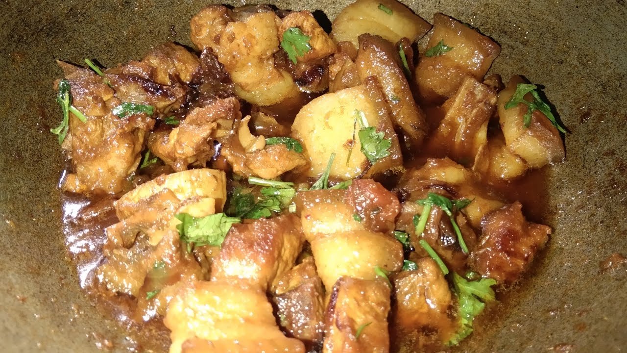 PORK :) COOKING PORK MEAT // IT IS A SIMPLE COOKING STYLE // SIMPLE AND ...