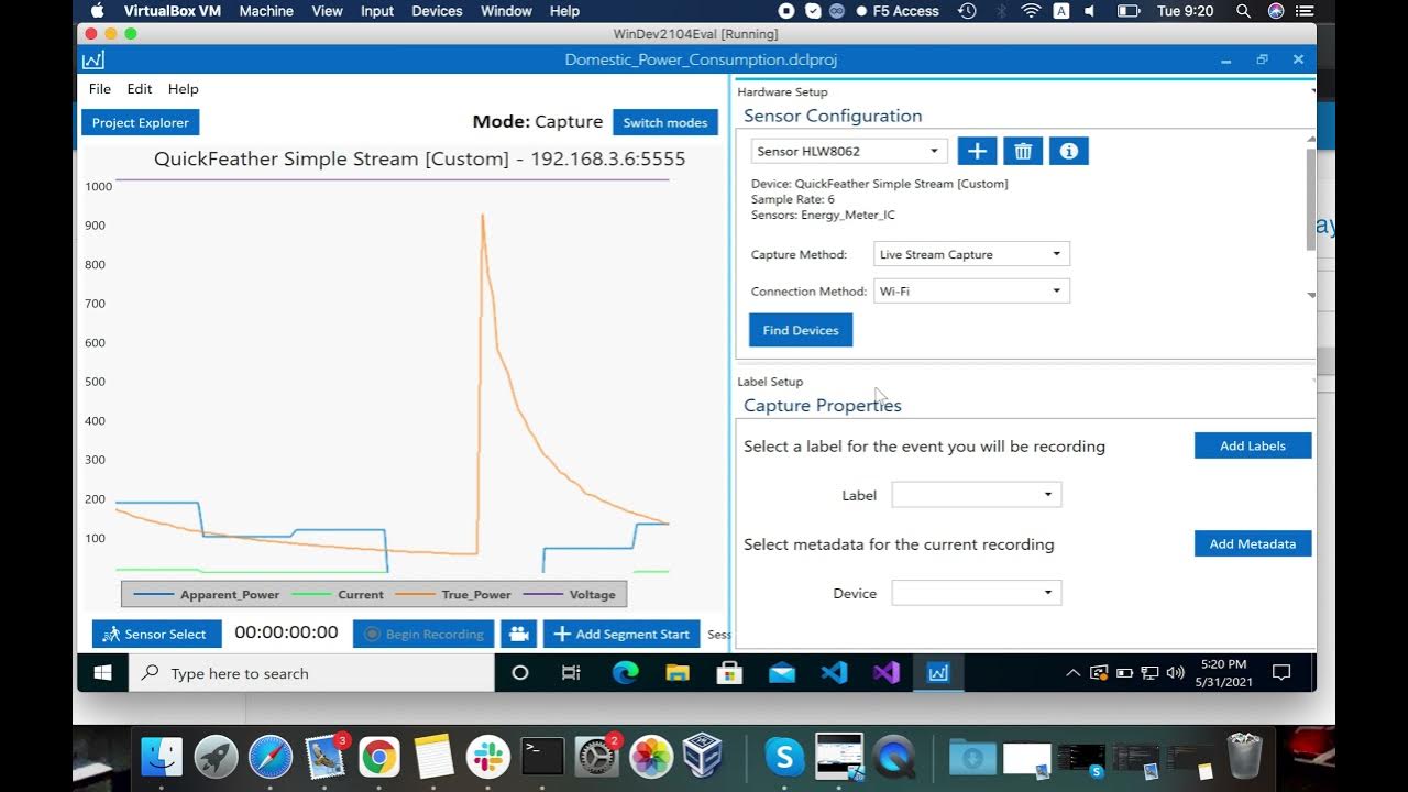 SensiML Data Capture Lab: Capturing and Annotate HLW8032 Sensor data - YouTube