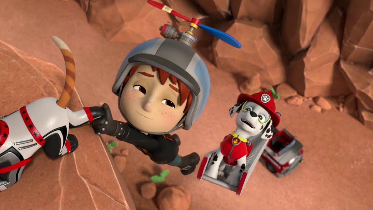 Marshall Saves Danny And Wild Cat - Paw Patrol - YouTube