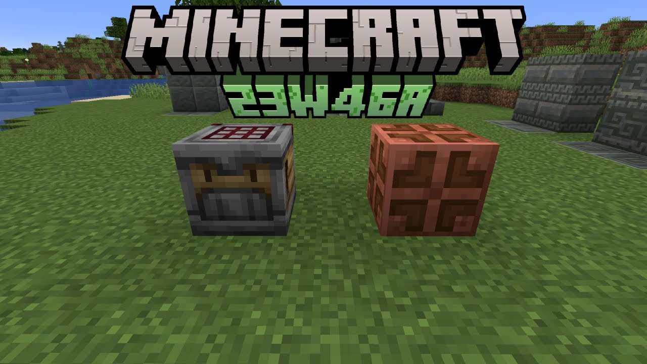 Small Changes to Crafter and Copper Bulb | Minecraft Snapshot 23w45a | - YouTube