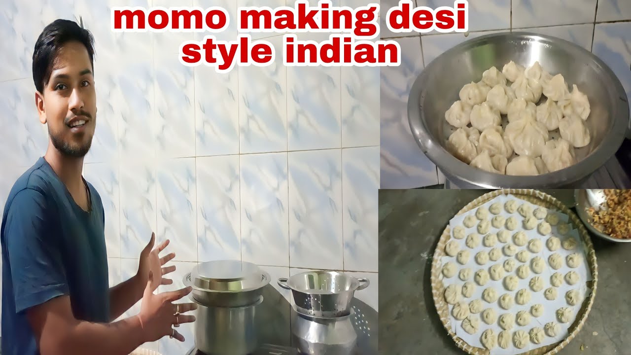 Momos are made by myself with creating some new ideas||Home made ...