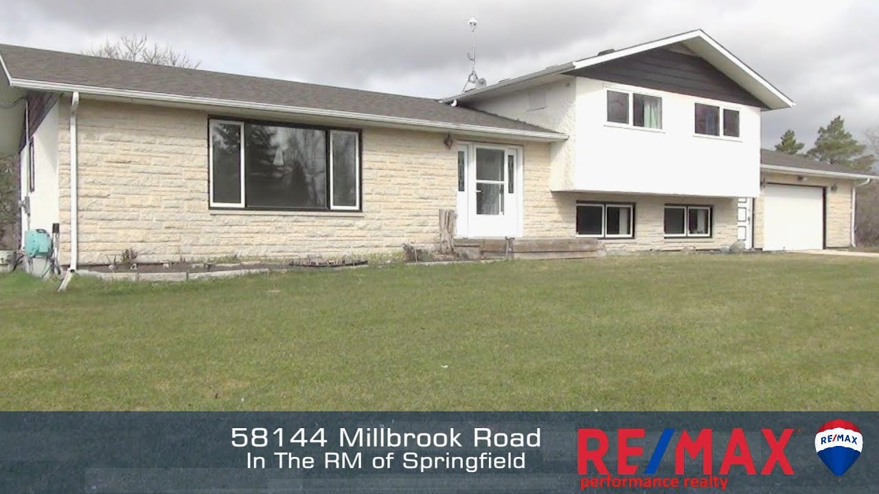 House for Sale in the RM of Springfield Manitoba | 58144 Millbrook Road ...