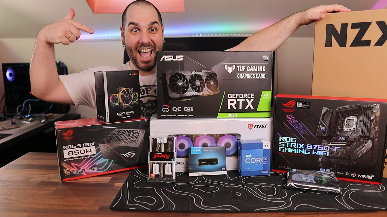 FULL RGB PC BUILD | Mare PC Build - YouTube