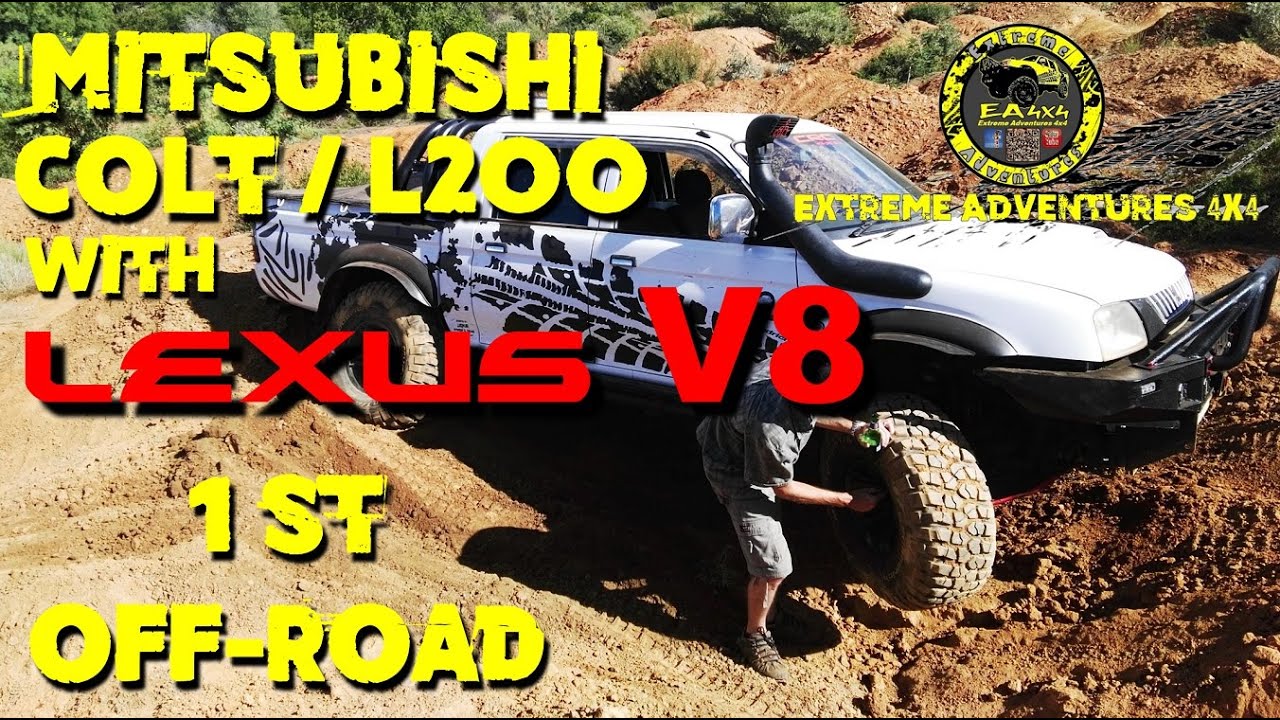 Mitsubishi L200 COLT Lexus V8 3UZ 4.3 vvti 4x4 South Africa - YouTube