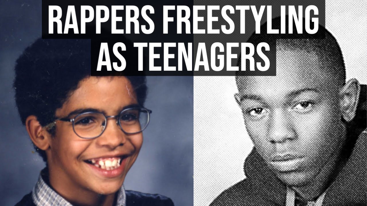 RAPPERS FREESTYLING AS TEENAGERS - YouTube